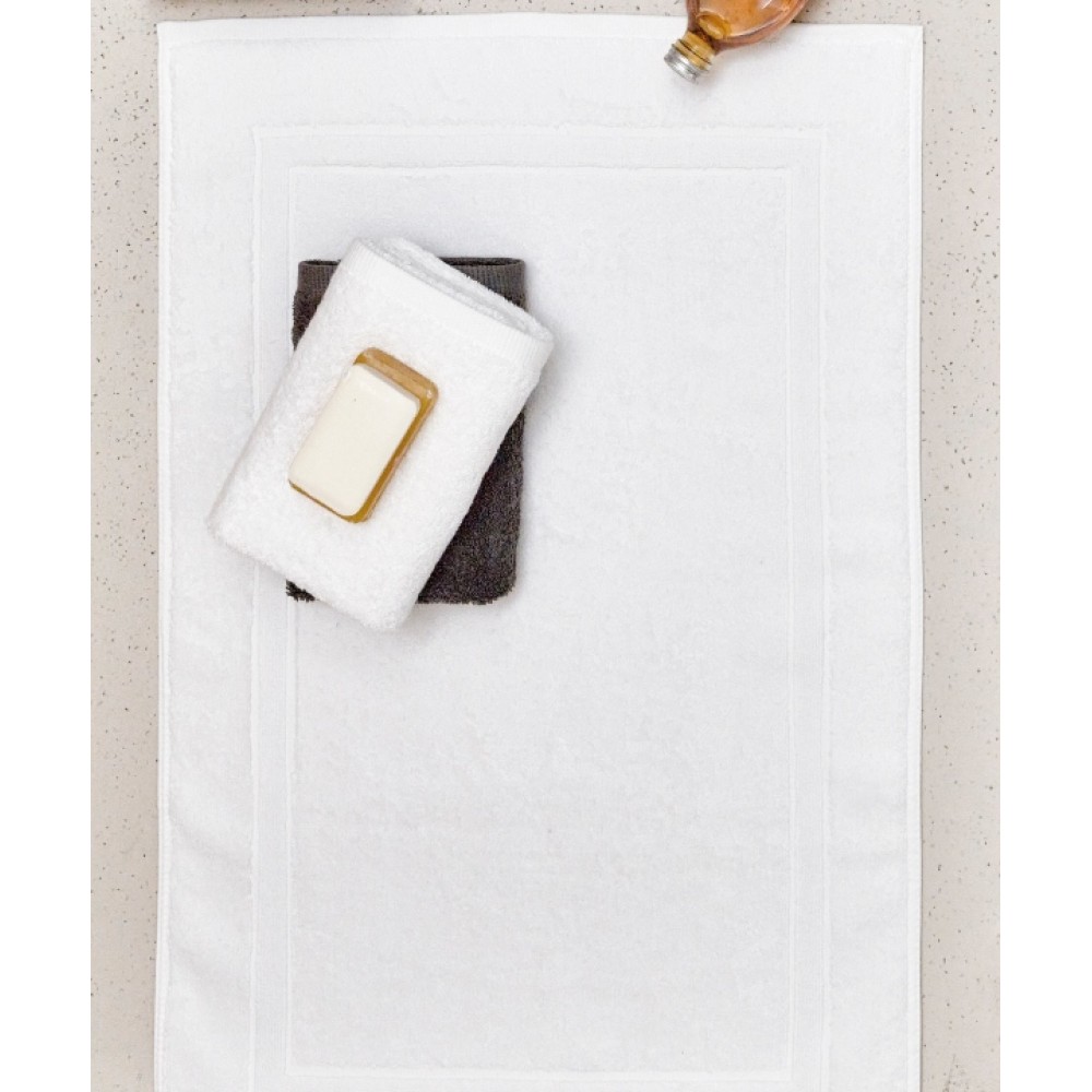 FRAME ΠΑΤΑΚΙ ΜΠΑΝΙΟΥ ΛΕΥΚΟ 50X70 700GR/SQM 100% COTTON DOUBLE PILE COMBED